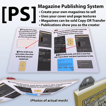 Second Life Marketplace Ps Magazine Publishing System